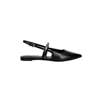 Michael Kors Dina Flex Sling Flat - Femme - Chaussures - Noir - Taille: 37 EU