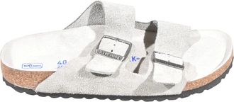 Birkenstock Femme, Chaussures, Blanc, Taille: 41 EU Arizona Soft Footbed