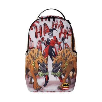 Sprayground Sprayground, Homme, Sacs, Multicolore, Taille: ONE Size Harley Quinn With Hyenas Dlxr Backpack