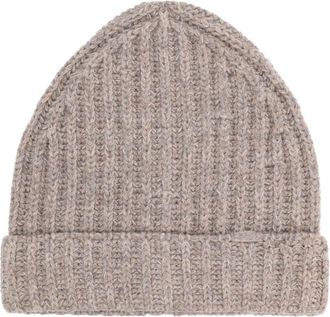 Maison Margiela Rippstrick-Beanie - - Accessories - unisex - Beige - M