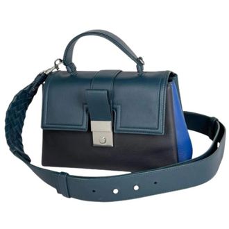 Bottega Veneta Pre-owned Cuir sacs-main - Femme - Pre-owned - Bleu - Taille: ONE Size