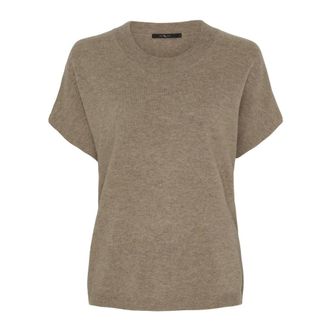 BTF-CPH Btfcph, Femme, Pulls, Beige, Taille: 46 FR T-shirt en maille &agrave; col rond
