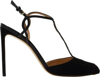 Francesco Russo Femme, Chaussures, Noir, Taille: 40 1/2 EU Sandales en daim