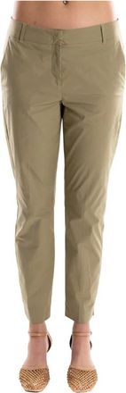 Marella Femme, Pantalons, Vert, Taille: 40 FR Cotton Muslin Pantalons
