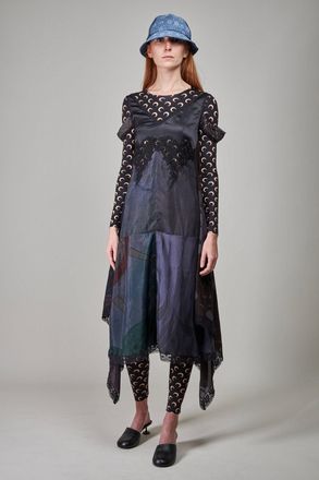 Marine Serre Regenerated Silk Scarves Nuisette Dress