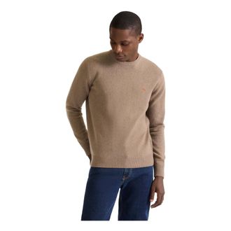 Harmont & Blaine Pull en laine et cachemire - Homme - Pulls - Brun - Taille: M