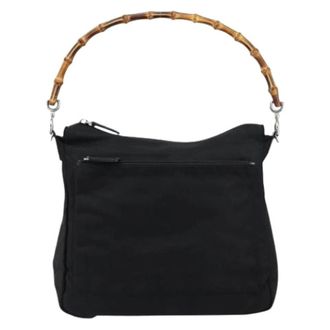 Gucci Pre-owned Nylon Handtasche - - Pre-owned - Damen - Schwarzk - ONE SIZE