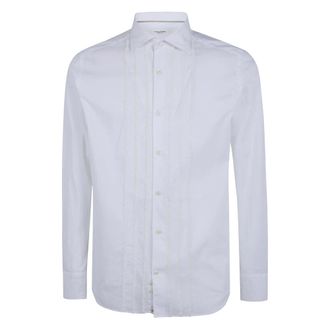 Tintoria Mattei Homme, Chemises, Blanc, Taille: M Casual Shirt