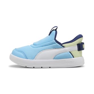 Puma Baskets &agrave; enfiler Courtflex v3 SLIPTECH B&eacute;b&eacute;, Chaussures, Bleu, 19