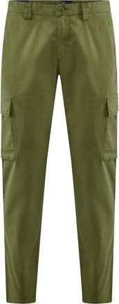 Bomboogie Homme, Pantalons, Vert, Taille: W31 Pantalon Cargo en Gabardine