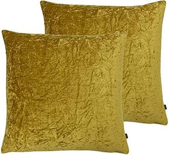 Ashley Wilde Kassaro Twin Pack-Polyester gefüllte Kissen, Dijon, 50 x 50cm, 2
