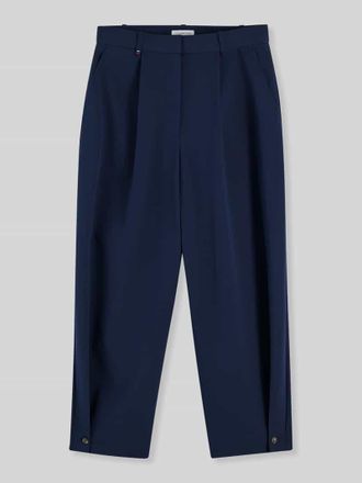 Tommy Hilfiger Barrel Fit Bundfaltenhose aus Viskose-Mix
