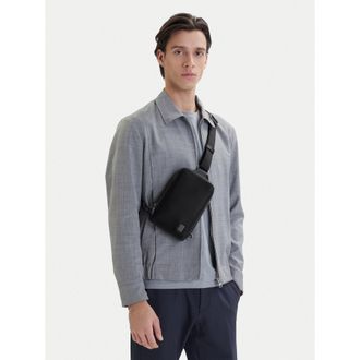 Calvin Klein Umh&auml;ngetasche Calvin Klein Emblem Hw Sling LV04D3292G Schwarz