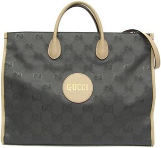 Gucci unisex, Pre-owned, Noir, Taille: ONE Size Sac fourre-tout en toile Pre-owned