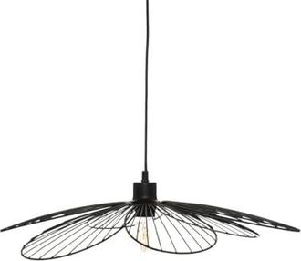 Atmosphera Atmosphera - Suspension Fleur - métal - noir - D57 cm