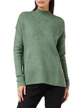 Vero Moda VMLEFILE Oversize Boxy Blouse GA Noos Sweater, Laurel Wreath/Detail:w. Melange, S Femme