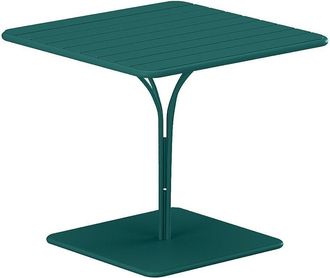 Vente-Unique Gartentisch - L. 80 cm - Metall - Blau - MIRMANDE von MYLIA