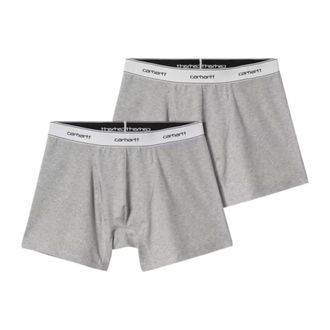 Carhartt Work in Progress Homme, Sous-v&ecirc;tements, Gris, Taille: M Cotton Trunks