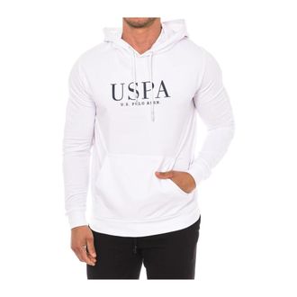 U.S.Polo Association Kapuzenpullover mit verstellbarem Kordelzug - - Sweatshirts & Hoodies - Herren - Wei&szlig; - 2XL