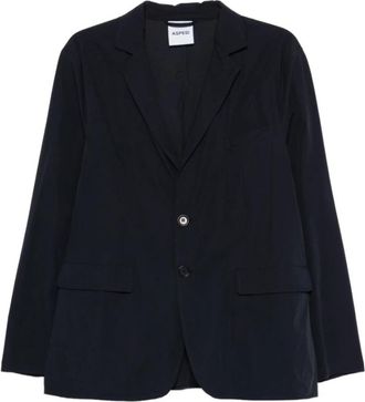 Aspesi Homme, Vestes, Bleu, Taille: XL Blazer en coton