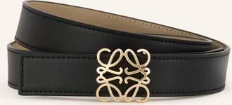 Loewe Lederg&uuml;rtel Zum Wenden schwarz