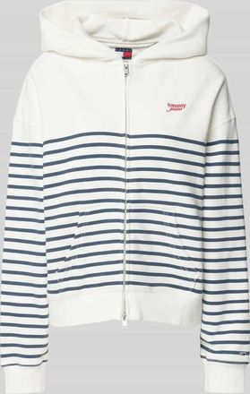Tommy Jeans Sweatjacke mit Label-Stitching