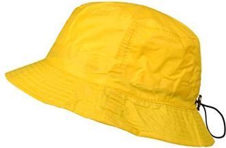 Toutacoo Bob de Pluie, Chapeau de Pluie, Ajustable, Aspect Nylon (032-Jaune, S)
