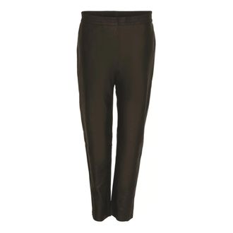 BTF-CPH Braune Lederhose 7/8 L&auml;nge - - Trousers - Damen - Braun - L