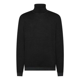 Sun 68 Turtle Sweater Vintage L/S - - Knitwear - Herren - Schwarzk - 2XL