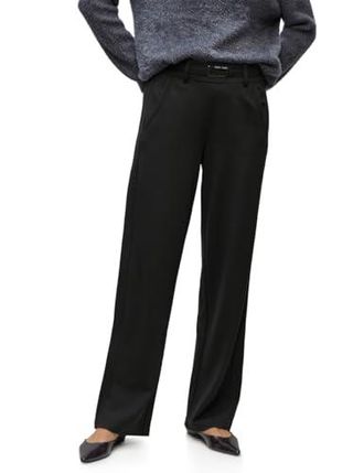 Street One 3817213 Pantalon Coupe Droite, Noir, 34W / 30L Femmes