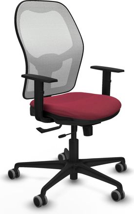 Piqueras y Crespo Jorquera Programmierstuhl mit 1D-Armen, h&ouml;henverstellbare Lendenwirbelst&uuml;tze, ausgestattet mit Syncro/Traslack und eingespritztem Schaum, mit Rollen v