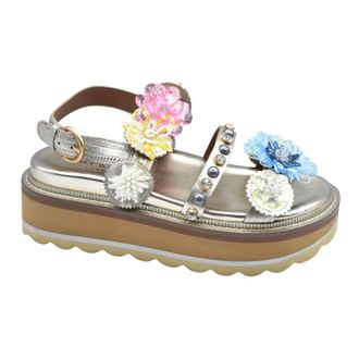 Kurt Geiger Femme, Chaussures, Jaune, Taille: 40 EU Octavia Slingback Platform Sandal