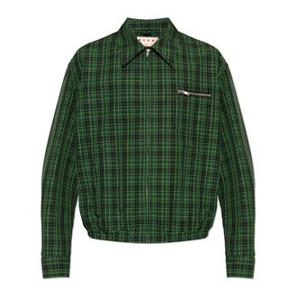 Marni Plaid Pattern Jacket - - Jackets - Herren - Gr&uuml;n - M
