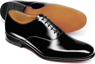 CHARLES TYRWHITT Oxford-Schuhe aus Lackleder - Schwarz