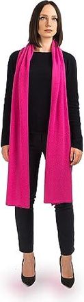 DALLE PIANE CASHMERE Large écharpe 100% cachemire - Made in Italy - Femme/Homme, Couleur: Fuxia, Taille unique
