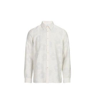 Paul Smith Chemise large &agrave; motifs contrast&eacute;s