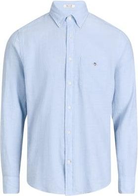 GANT Chemise col am&eacute;ricain en lin et coton
