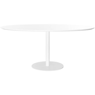 Miliboo Design-Esstisch Wei&szlig; L169 HALIA