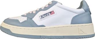 Autry Medalist Chaussures Sneakers pour homme en cuir AULM WB56 Papier &agrave; sucre, Papier &agrave; sucre blanc, 45 EU