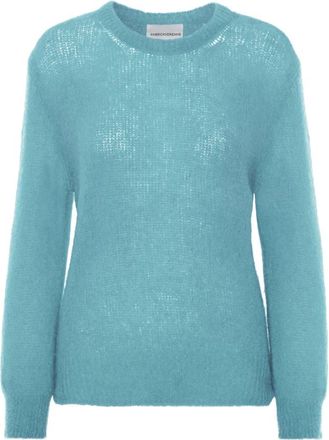 Americandreams Americandreams, Femme, Pulls, Bleu, Taille: 38 FR Ulla O Neck Knit Pullover