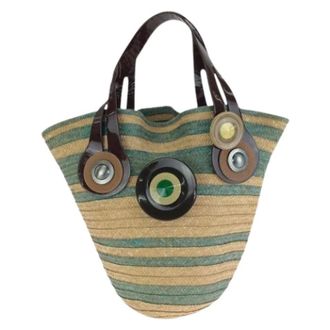 Marni Sac cabas en paille Pre-owned - Femme - Pre-owned - Multicolore - Taille: ONE Size