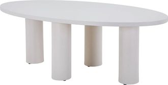 Vente-Unique Esstisch 8 Personen - MDF - Beige - Falyn