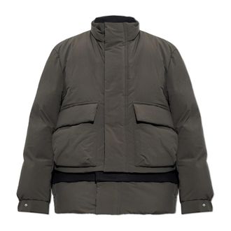 sacai Isolierte Jacke mit Stehkragen - - Jackets - Herren - Grau - L