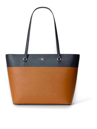Lauren Ralph Lauren Sac Cabas - Bleu Fonc&eacute;