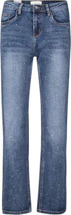 Cartoon Damen, Jeans, Blau, 2XLGröße