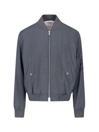 Thom Browne 4-Bar Bomber Jacket