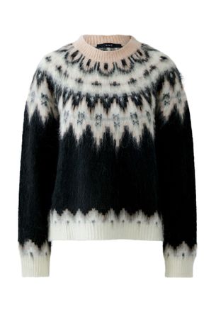 Oui Damen Pullover l&auml;ssig geschnitten Norweger