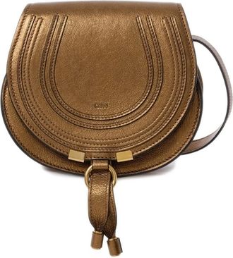 Chlo&eacute; Femme, Sacs, Brun, Taille: ONE Size Small Marcie Saddle Bag