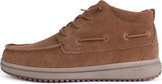 Walk In Pitas | TIMOR SUEDE | Freizeitstiefel für Herren | Stadtstiefel | Winter-Bootsschuhe | Freizeitschuhe | Freizeit-Sneakers | Schuhe ohne Schnürsenkel | Walki