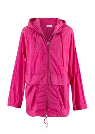 Tr&egrave;s Bien Pink Lightweight Windbreaker Jacket Size M